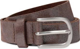 Cecil Damen 5806418 Schimmernder Gürtel, Shiny Taupe Foil Leather, 80
