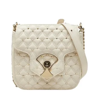 Bulgari Sac &agrave; bandouli&egrave;re vintage Pre-owned - Femme - Pre-owned - Beige - Taille: ONE Size