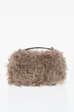 Burberry Shearling Bag With Chain Burberry