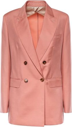 Max Mara Femme, Vestes, Rouge, Taille: 40 FR Mxmstaffa Blazer