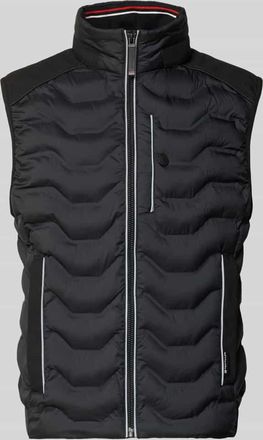Tom Tailor Regular Fit Steppweste mit Kapuze im Kragen