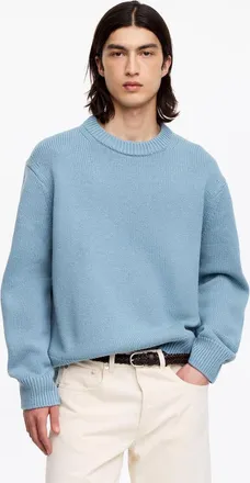 Arket Pullover Aus Schwerem Wollstrick -Blau