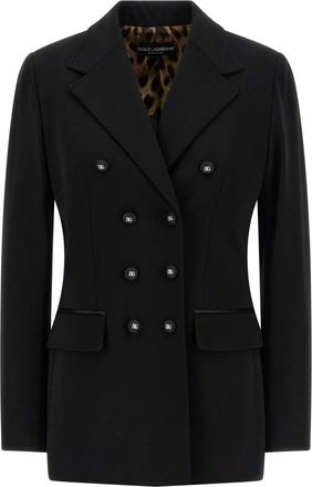 Dolce & Gabbana Femme, Vestes, Noir, Taille: 40 FR Turlington Jacket