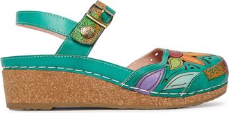 Laura Vita Sandalen Laura Vita Facscineo 02 Gr&uuml;n