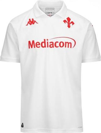 Kappa Maillot Kombat Home ACF Fiorentina Officiel Football Blanc Homme (FR/ES, Alpha/Lettres, M, Taille Normale, Taille Normale, Blanc)