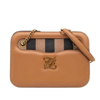Fendi Pre-owned Karligraphy Pocket Shoulder Bag - - Pre-owned - Damen - Braun - ONE SIZE