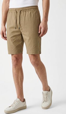Only & Sons Chinoshorts ONLY & SONS ONSCAPRI SLIM SLUB CHINO SHORTS OTL, Herren, Gr. XL, N-Gr, teak, Web, Obermaterial: 98% Baumwolle, 2% Elasthan, unifarben, sli