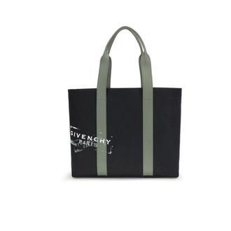 Givenchy Baumwolltasche mit Tragegriffen und Rei&szlig;verschluss - - Bags - Herren - Schwarzk - ONE SIZE