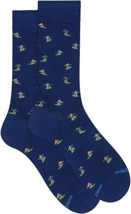 Dor&eacute; Dor&eacute; Chaussettes mi-hautes voiliers en coton m&eacute;lang&eacute;