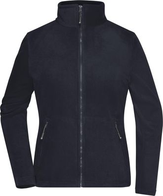 James & Nicholson Damen Microfleece Jacke - Leicht taillierte Jacke aus Anti-Pilling Microfleece | Farbe: navy | Gr&ouml;sse: XS