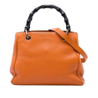 Gucci Pre-owned Bamboo Shopper - Femme - Pre-owned - Orange - Taille: ONE Size