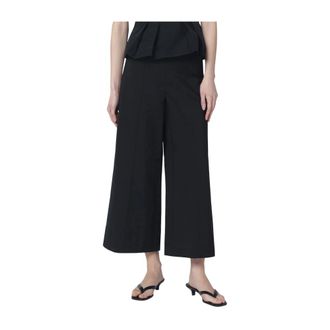 SIMKHAI Kallin Cropped Wide Leg Pant - - Trousers - Damen - Schwarzk - S