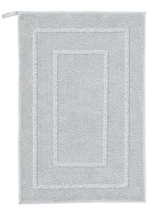 Kleine Wolke Badteppich NICO in Silbergrau mit 50x60 cm