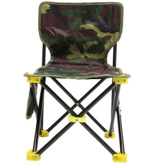 Soimiss Praktischer Klappstuhl Angelhocker Aus Oxford Stoff Und Eisen Faltbarer Campingstuhl Klein Tragbarer Outdoor Hocker F&uuml;r Angler Und Wanderer