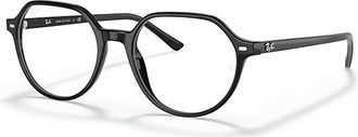 Ray-Ban Thalia Optics Schwarz Glänzend Fassung Klar Glas Polarisiert 51-18