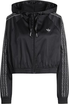 adidas Femme, Sport, Noir, Taille: 34 FR Pearl Cropped Zip Sweat &agrave; capuche