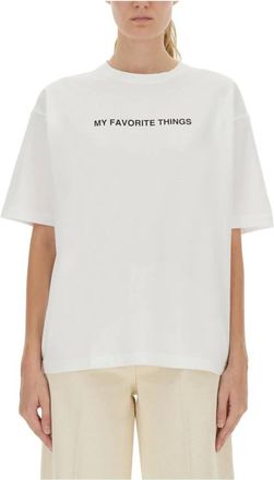 Aspesi Femme, Tops, Blanc, Taille: 38 FR My Favorite Things Graphic T-Shirt