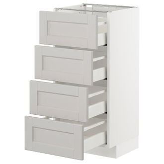 IKEA METOD Unterschr., 4 Fronten/4 Schubladen