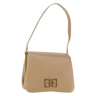 Ferragamo Pre-owned Leder Schultertasche - - Pre-owned - Damen - Beige - ONE SIZE
