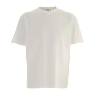 Mauro Grifoni T-Shirt Regular mit doppeltem Rundhalsausschnitt mit offenen Kanten - - Tops - Herren - Wei&szlig; - XL