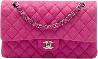Chanel Sac bandouli&egrave;re classique double rabat Pre-owned - Femme - Pre-owned - Rose - Taille: ONE Size