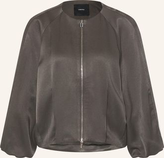 someday Someday Satinblouson Nolene Mit 3/4-Arm gruen