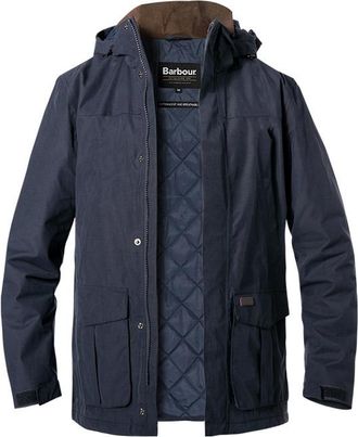 Barbour Herren Jacke blau Baumwolle unifarben
