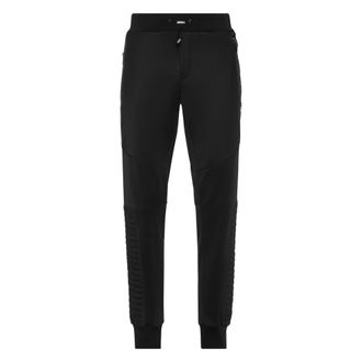 Philipp Plein Trainingshose im Biker-Schnitt - - Trousers - Herren - Schwarzk - 3XL