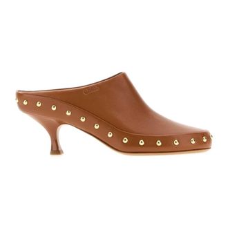 Chlo&eacute; Femme, Chaussures, Brun, Taille: 38 EU Heeled Mules