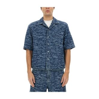 Marni Homme, Chemises, Bleu, Taille: L Cotton Shirt