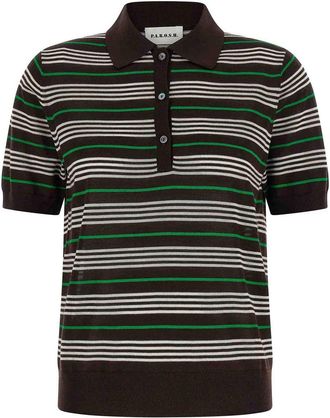 P.A.R.O.S.H. P. A.R. O.S. H. Poloshirt - Braun