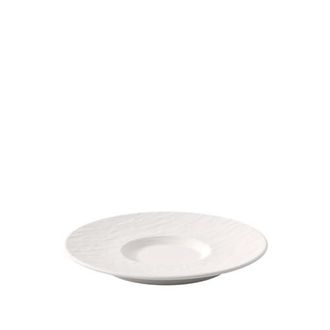 Villeroy & Boch Manufacture Rock blanc Soucoupe pour tasse à café, belle soucoupe en porcelaine premium, résistante au lave-vaisselle, blanche
