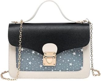 Generico Sac &agrave; bandouli&egrave;re pour filles, princesse sac pour fille, &agrave; la mode, sac &agrave; bandouli&egrave;re, id&eacute;e cadeau petite fille anniversaire No&euml;l, Noir