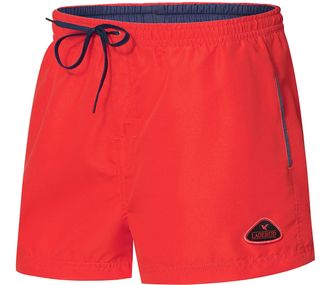 Ladeheid Herren Badehose kurz Schwimmshorts Badeshorts Schwimmhose LAZA1001 (Rot Marineblau, 6XL)