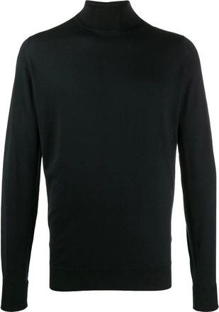 John Smedley Homme, Pulls, Noir, Taille: XL Col roul&eacute;s