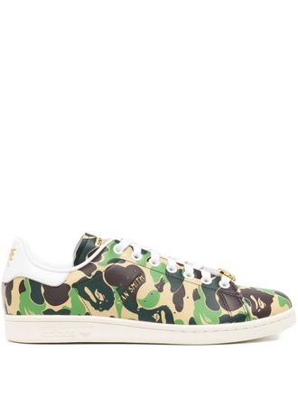 A Bathing Ape x Adidas Stan Smith Sneakers - Grün