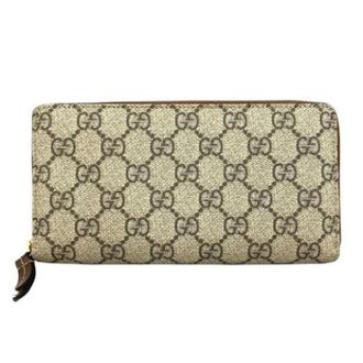 Gucci unisex, Pre-owned, Beige, Taille: ONE Size Portefeuille long Pre-owned (&agrave; deux volets)