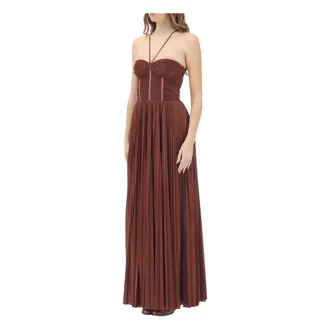 Pinko Pinko, Damen, Kleider, Braun, LGr&ouml;&szlig;e