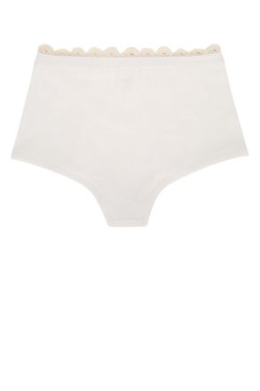 Magda Butrym Womens Pf25 Shorts 01 White Cotton