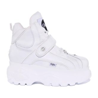 Buffalo Wei&szlig;e Leder Chunky Sneakers Damen - - Shoes - Damen - Wei&szlig; - 40 EU