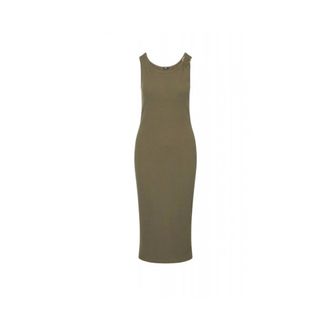 Liu Jo Femme, Robes, Vert, Taille: 40 FR Midi Dress