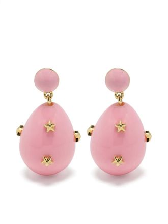 Eshvi boucles doreilles pendantes - Rose