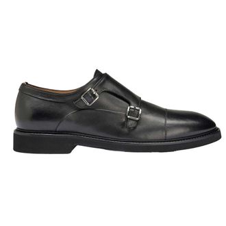 HUGO BOSS Monk Oxford-Schuhe f&uuml;r Herren, Leder (Schwarz)