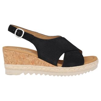 Gabor Femme, Chaussures, Noir, Taille: 40 1/2 EU Sandale pour femmes
