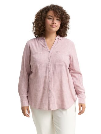 Tom Tailor Damen 1042334 Bluse, 28854-Wineberry Rose, 54