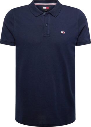 Tommy Jeans Homme, Tops, Bleu, Taille: 2XL Polo Mc logo brod&eacute;