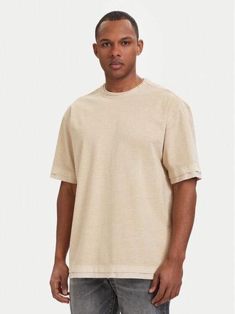 G-Star Raw T-Shirt Washed Distressed D28896-E401 Beige Relaxed Fit
