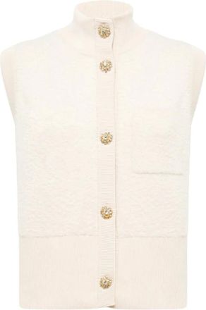 Blugirl Femme, Vestes, Beige, Taille: 38 FR Vest