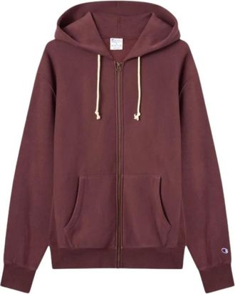Champion Homme, Sweatshirts et sweats &agrave; capuche, Rouge, Taille: XL Reverse Weave Zip Sweat &agrave; capuche