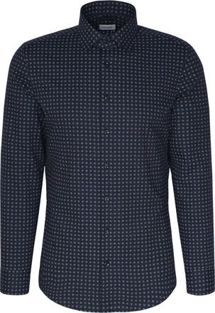 Seidensticker Herren Flanellhemd - Slim Fit - B&uuml;gelleicht - Kent-Kragen - Langarm - 100% Baumwolle